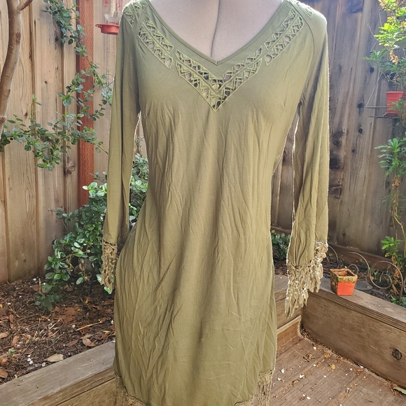 The Pyramid Collection | Dresses | The Pyramid Collection Green Dress ...